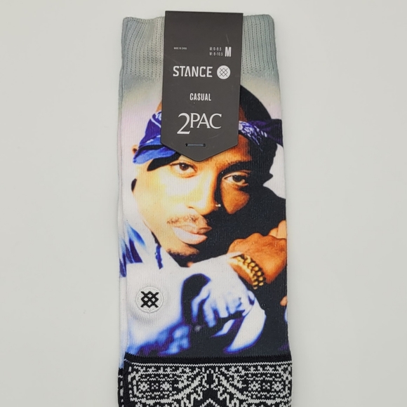 Stance | Underwear & Socks | Stance Tupac Shakur Makaveli Crew Socks ...